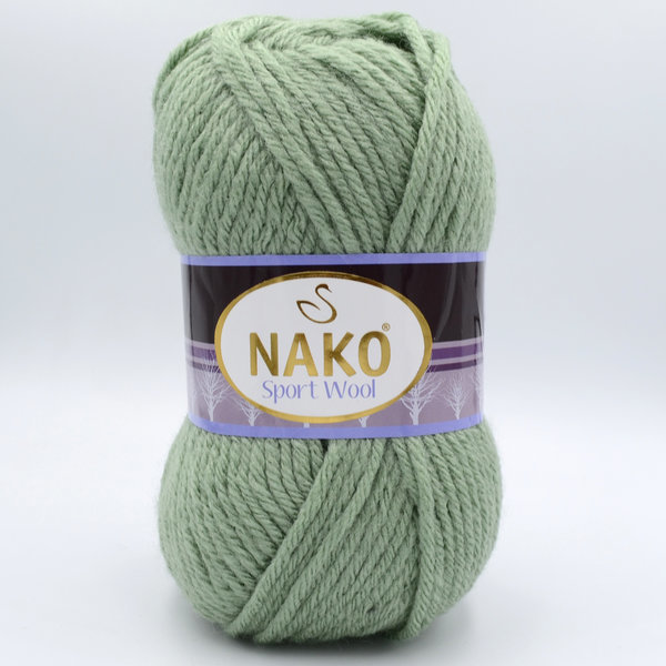 Пряжа Nako Sport Wool 10307 полынь продаем в Украине